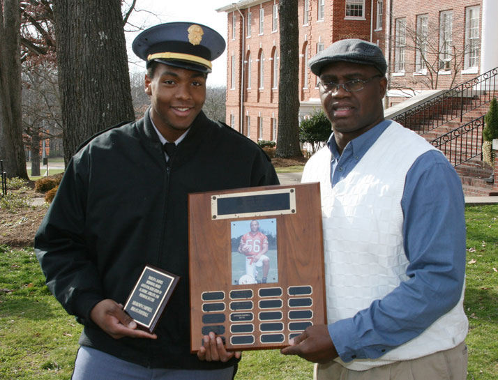 Cadet Aharown Campbell Receives Hargrave's Marlin Barnes Memorial Award ...